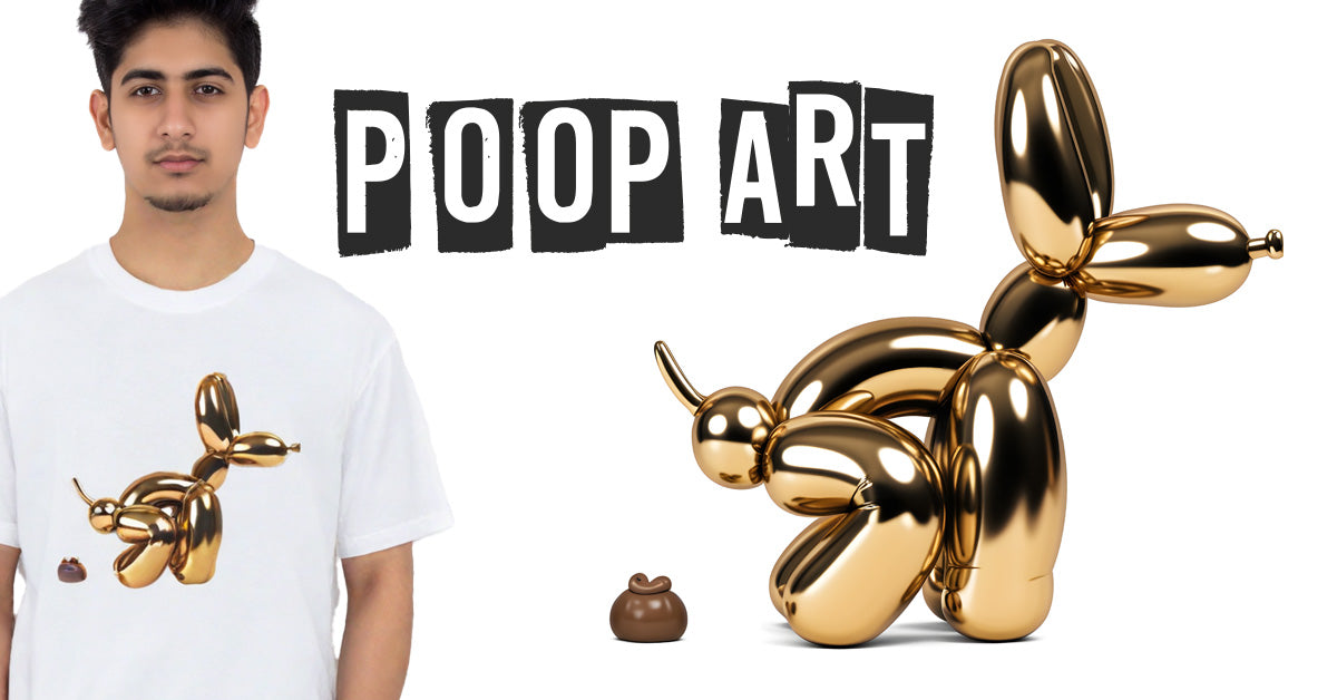 Poop Art – Funny Pooping Dog Art, Balloon Dog Designs & Quirky Gifts
